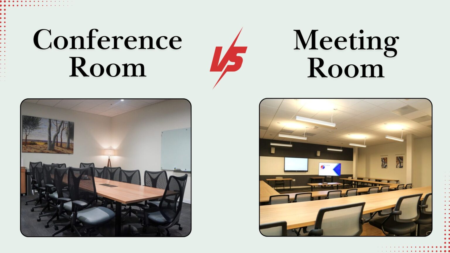 Difference Between Conference Room and Meeting Room